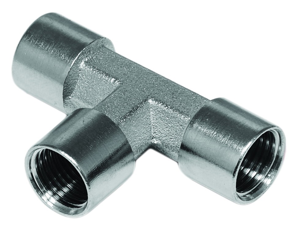 Фитинг тройник 1/4"-1/4"-1/4" 704.0263 (для компресора JP-40C) купить в ...